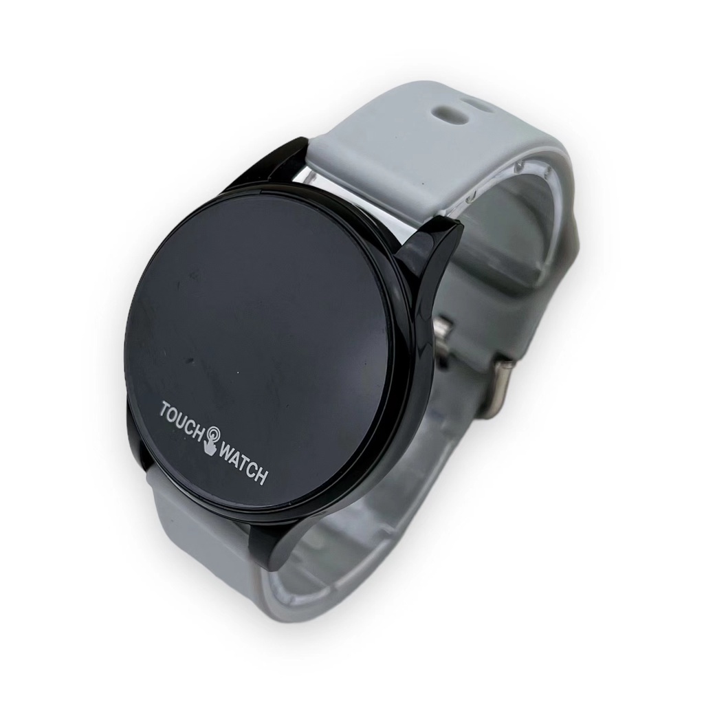 Jual [DGS] COD Jam Tangan Pria Cowok Digital Led Rubber Touch Watch ...