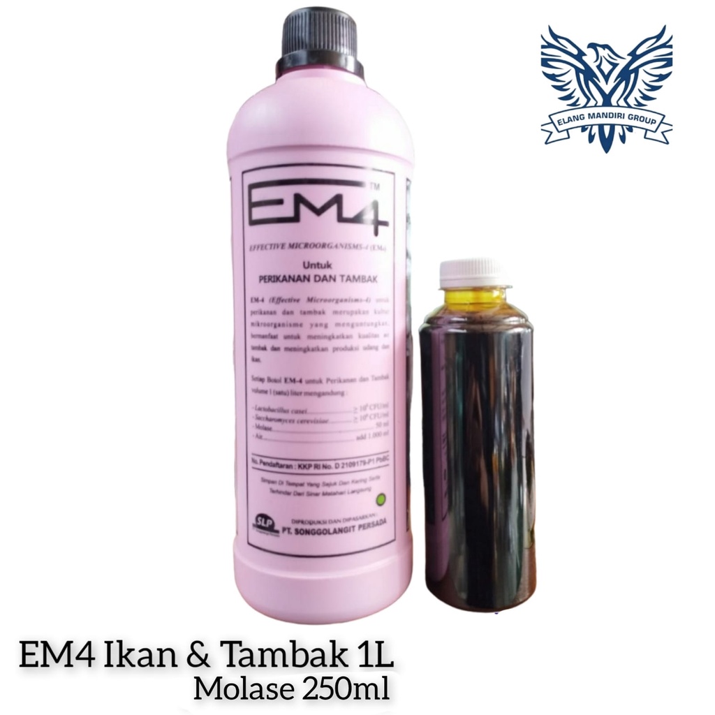 Jual Repack MOLASE 350 Gram & EM4 Perikanan dan Tambak 1L Untuk ...