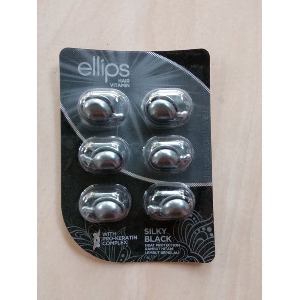 Jual ORIGINAL Ellips Hair Vitamin Sachet Isi 6 Capsule BPOM / Elips ...
