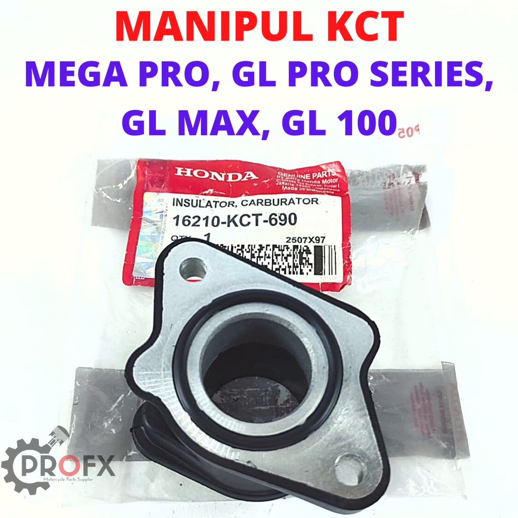 Jual MANIPUL INTAKE MEGAPRO, GL MAX, GL PRO, GL 100 HONDA KCT LEHER ...
