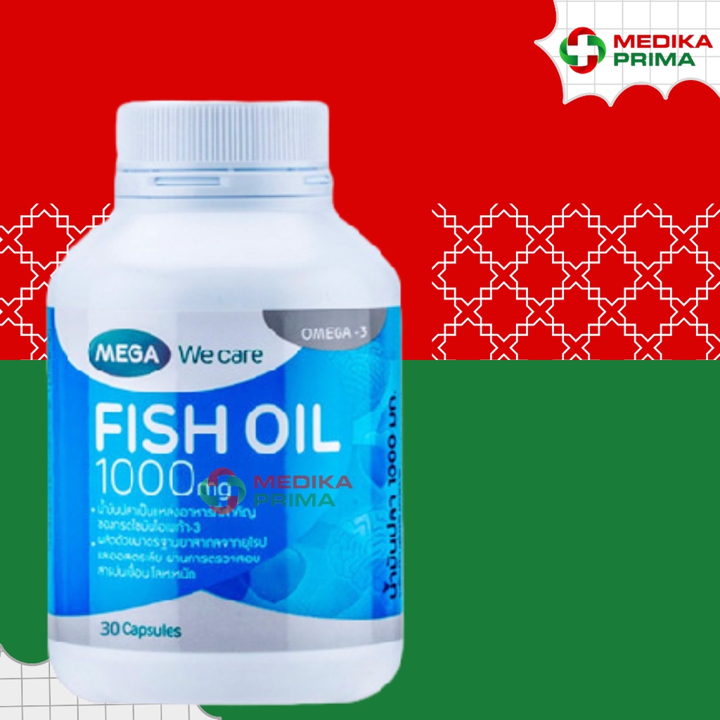 Jual MEGA WE CARE FISH OIL 1000 MG BOTOL 30 KAPSUL | Shopee Indonesia