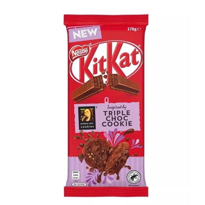 Jual KITKAT triple chocolate cookes kit kat AUSTRALIA Aussie newest ...