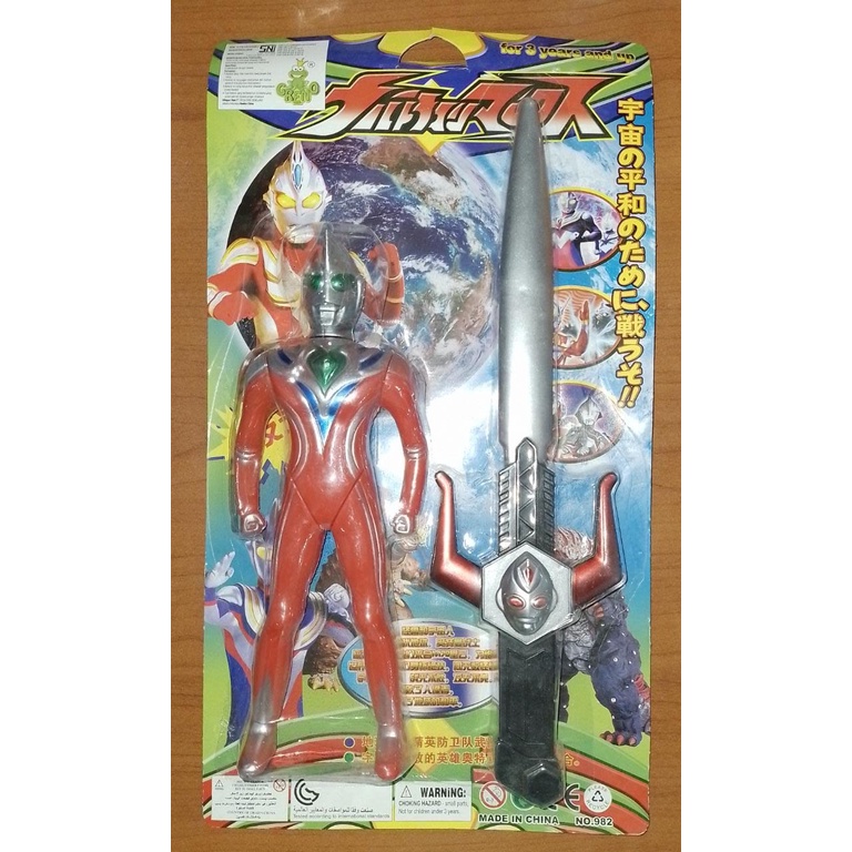 Jual Mainan Robot Ultraman + Pedang set (No. 982) | Shopee Indonesia