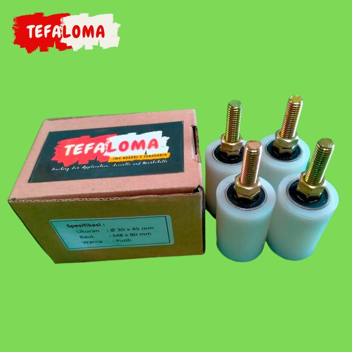 Jual `````````] Satu BOX Roda Nylon/Roller Pintu Pagar Uk. Dia. 30 x 45 ...