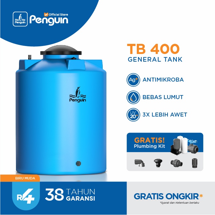 Jual Penguin TB-400 4000 Liter Toren Tandon Tangki Air General Tank ...