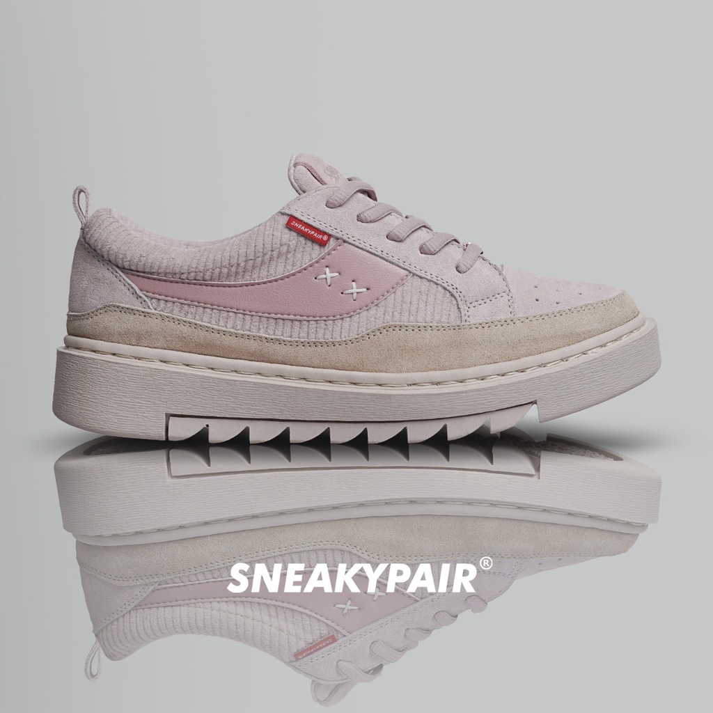Jual [Kulit Asli] SNEAKYPAIR Monsta Sweet Pink Suede Sepatu Wanita ...