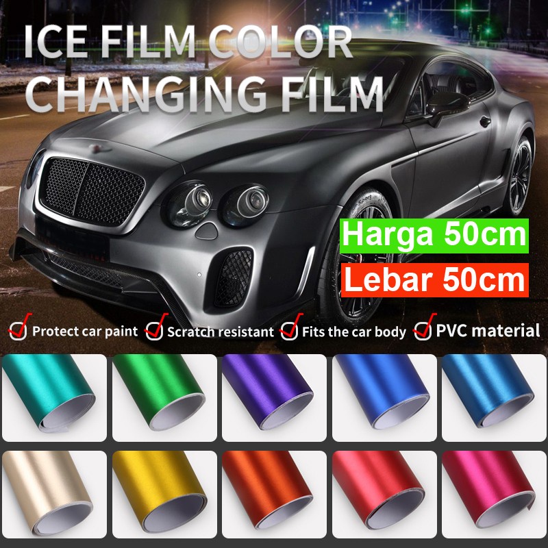 Jual Stiker Metalic Doff Skotlet Dop Sticker Decal Body Motor Satin ...