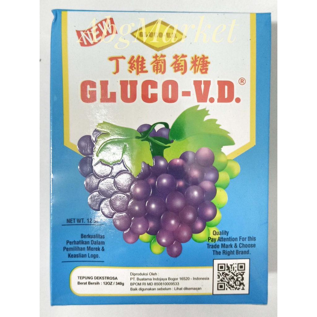 Jual Glukosa Glucolin Gula Anggur/Gluco-VD Glucose D / Gluco Vd / Gluco ...