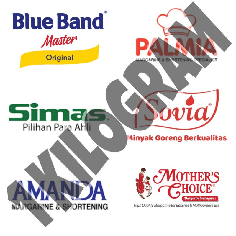 Jual MARGARIN ATAU MENTEGA REPACK 1 KILOGRAM ANEKA MEREK MENTEGA PUTIH ...