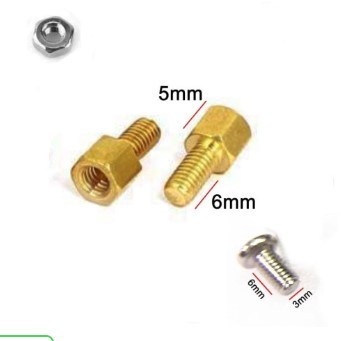 Jual Spacer 5mm PCB M3 5+6 Spaser 0.5cm Spicer Spiser 5 mm 0,5 cm | Shopee Indonesia