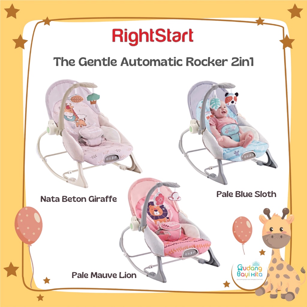 Jual Right Start Bouncher Newborn To Toddler Rocker 2in1 / Bouncer Bayi ...