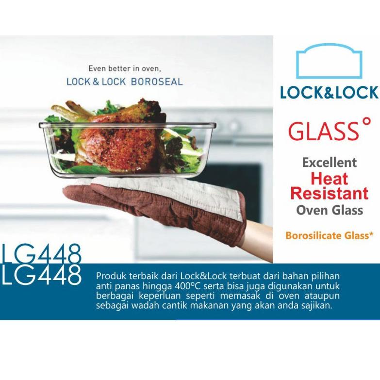 Jual Harga Termurah LocknLock Oven Glass Kotak Makan Heat Resistant ...