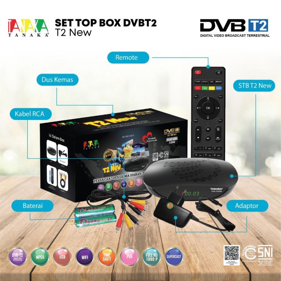 Jual SET TOP BOX DIGITAL DVB T2 - WIFI STB SUPER HD - STB T2 | Shopee Indonesia