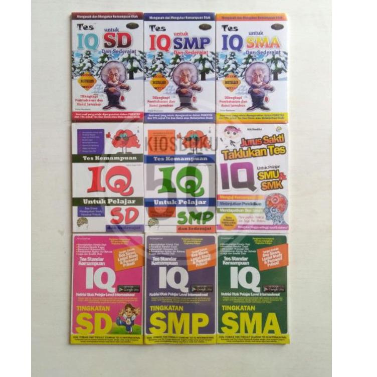 Jual (Z-I4I-») TES IQ ( PSIKOTES SD SMP SMA ) kekinian | Shopee Indonesia