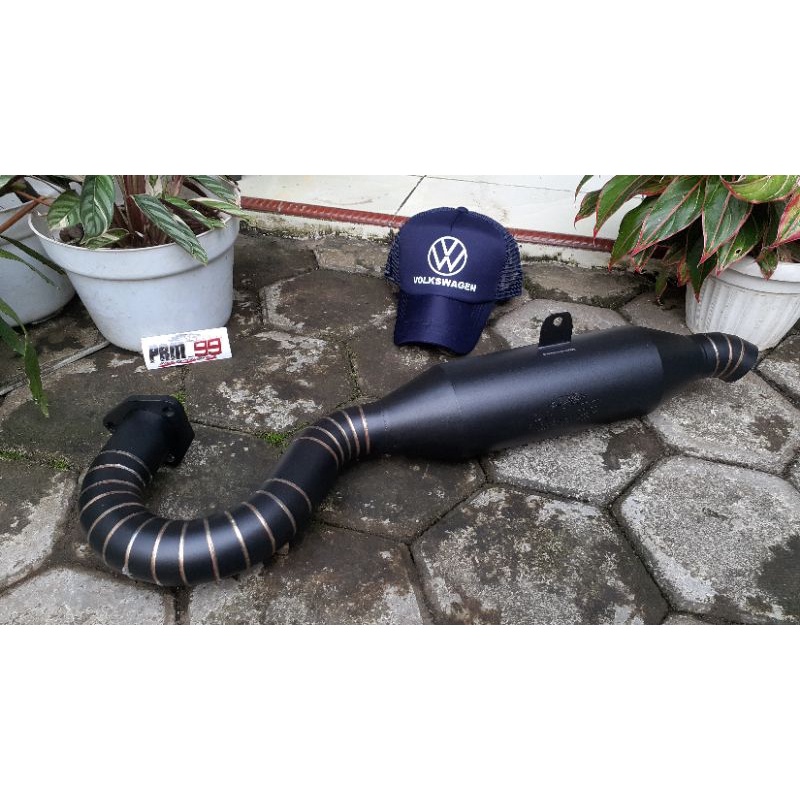 Jual Knalpot VW Volkswagen muffler botol stainles steel special black ...