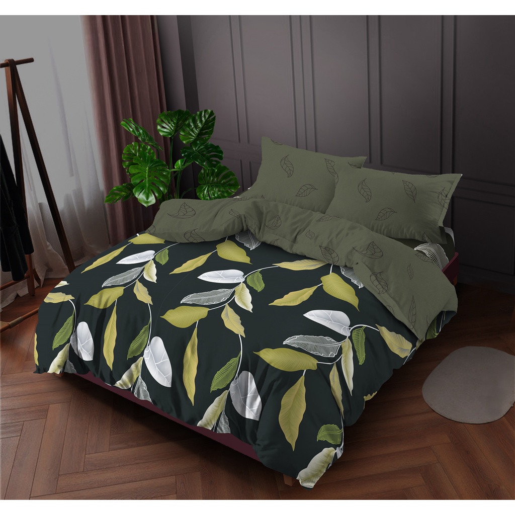Jual Kintakun Bedcover Set Rumbai 160 / 180 Hanum Bunga Dluxe Microtex ...