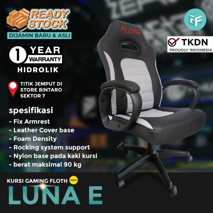 Jual Kursi Kursi Gaming / Bangku Gaming / Gaming Chair Floth Luna E ...