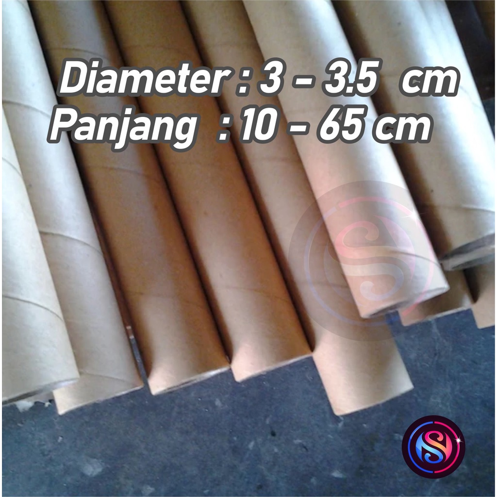 Jual pipa kardus selongsong packing diameter 3 cm tabung paper tube | Shopee Indonesia