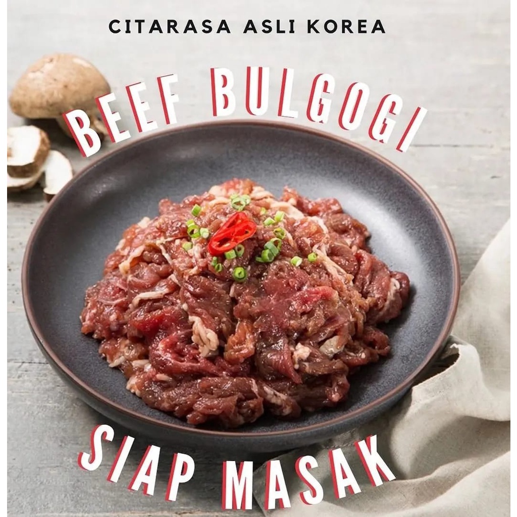 Jual Beef Bulgogi Frozen Siap Masak HALAL | Shopee Indonesia