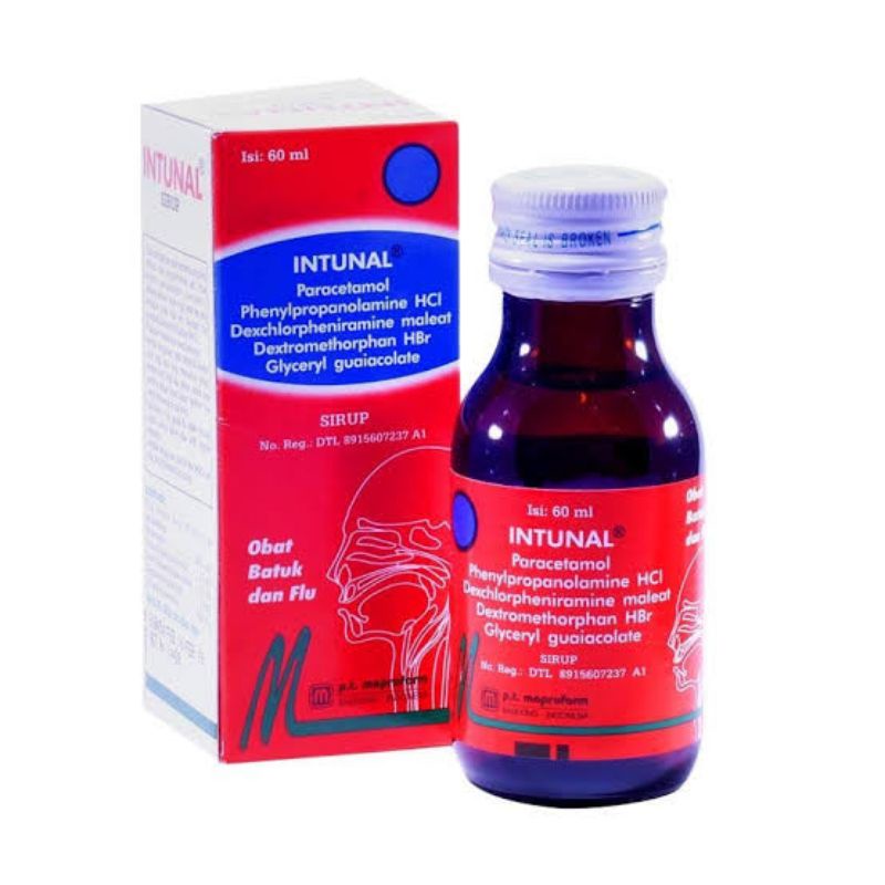 Jual intunal obat batuk dan flu 60 ml | Shopee Indonesia