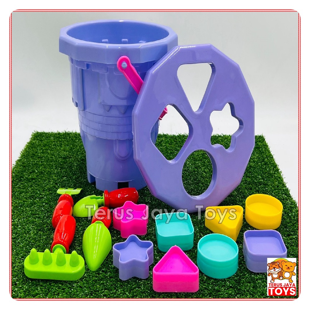 Jual Mainan Anak Shape Sorter bucket Edukasi Anak Puzzle Bentuk ...