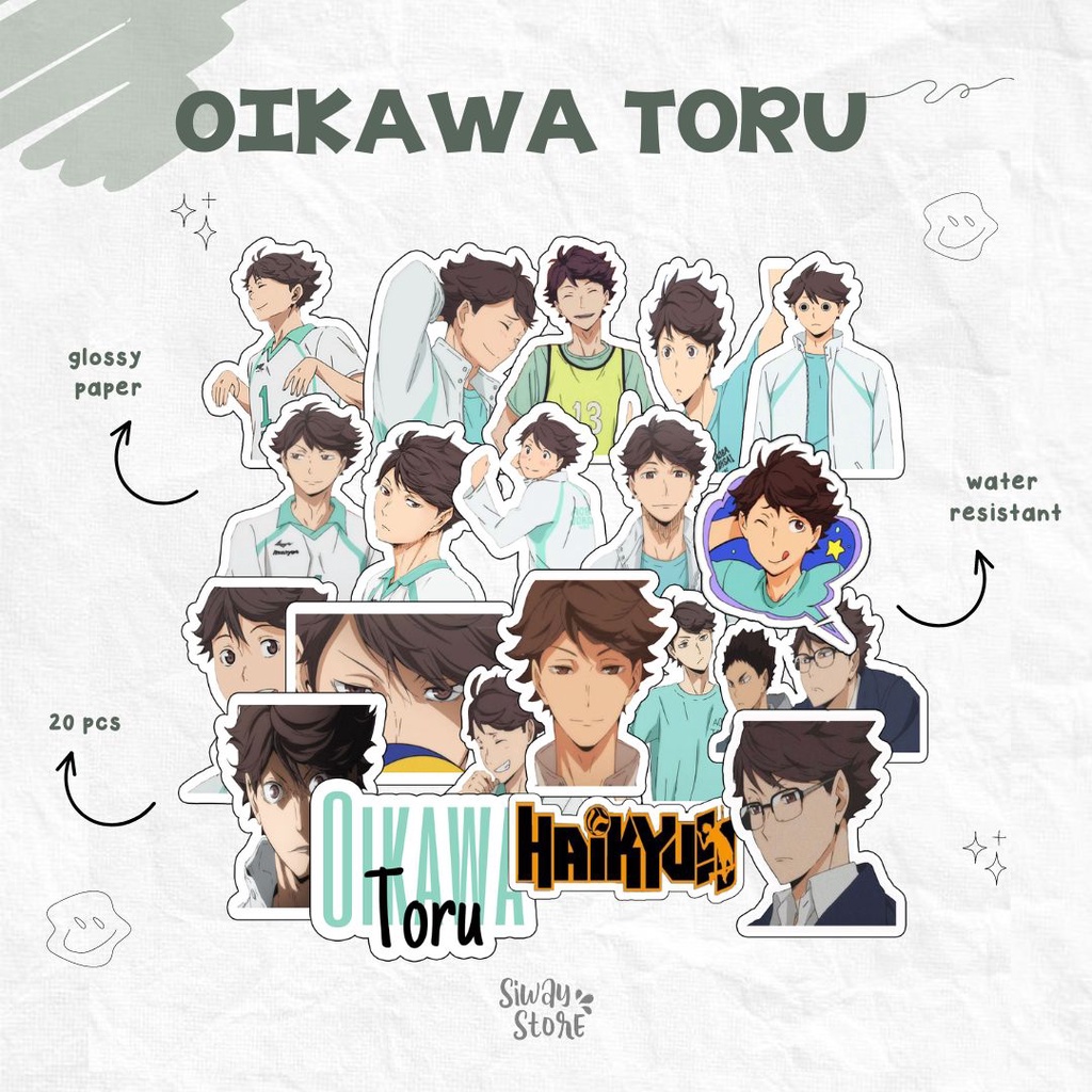 Jual STICKER OIKAWA TORU HAIKYUU (ISI 20PCS) | Shopee Indonesia