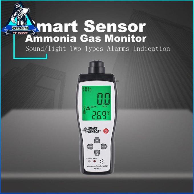 Jual Air Quality Monitor Meter Ammonia Temperature Gas Detector ...