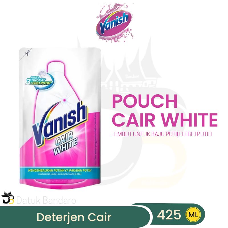 Jual VANISH LIQUID CAIR REFILL 750ml POUCH PINK WHITE 500ml PENGHILANG ...