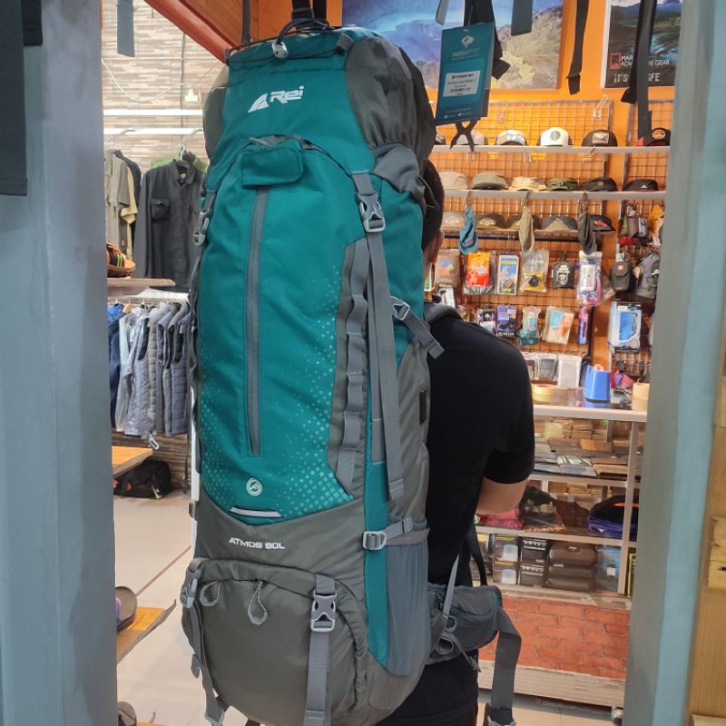 Jual Tas Carrier Rei Atmos 80L+Raincover Original | Shopee Indonesia