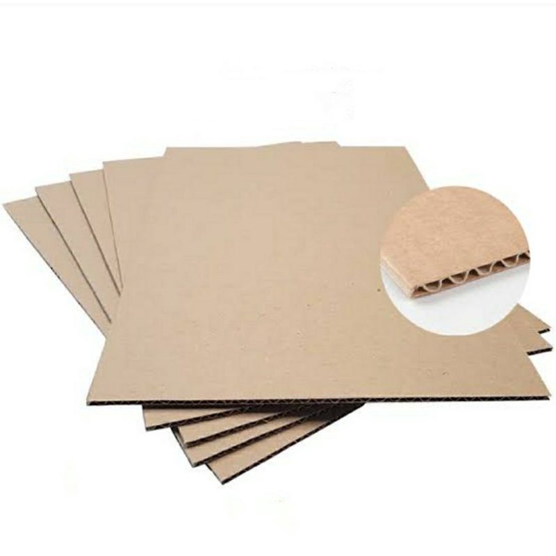 Jual Kardus Lembaran 100x50 cm Karton sheet packing single wall ...