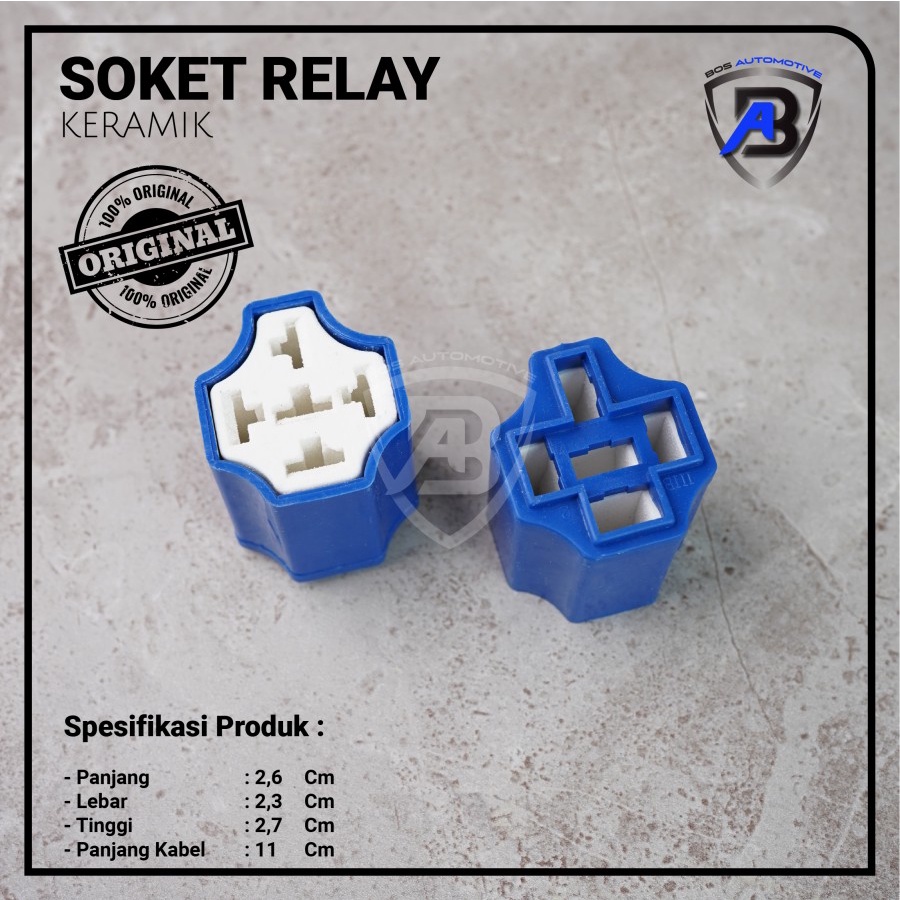 Jual Rumah Relay Keramik / Soket Relay / Socket Cable Relay / Kaki 5 Pin (Kosongan) | Shopee ...