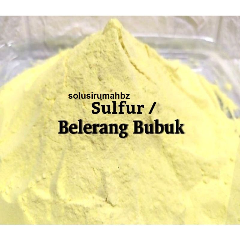 Jual perkg BELERANG BUBUK WARNA KUNING SULFUR POWDER per kg 1kg 1 kg ...