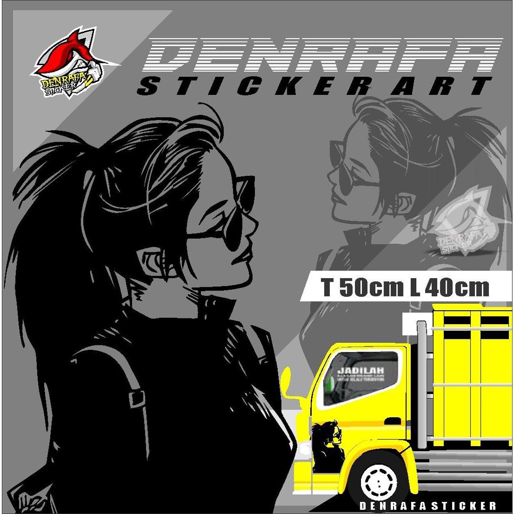 Jual STIKER CUTTING SILUET CEWEK | Shopee Indonesia