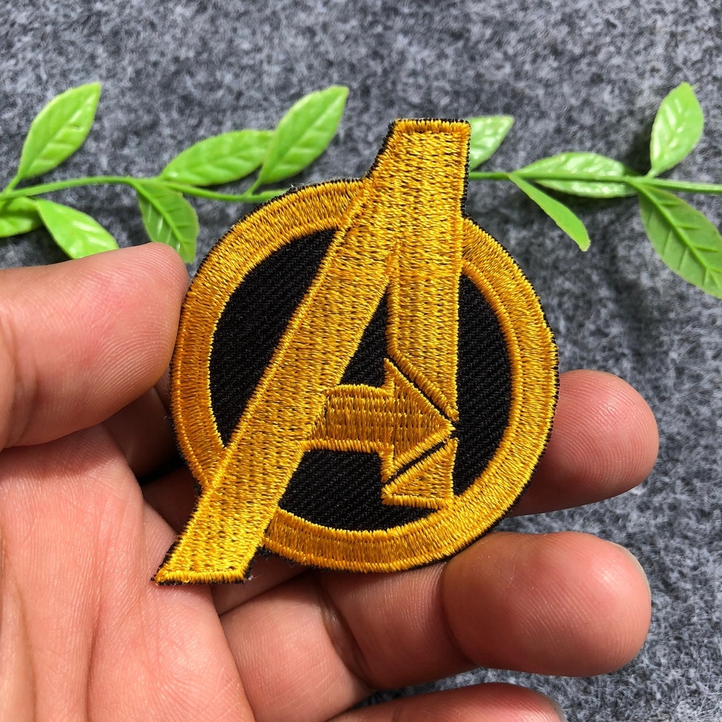 Jual Patch Avengers The Avengers Gold Logo Marvel Superhero Team Emblem ...