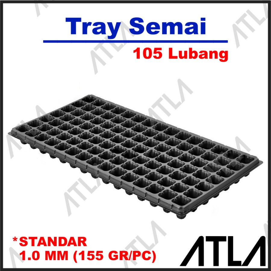 Jual Tray Semai 105 Lubang Traypot Pot Bibit Biji Nampan Hidroponik ...