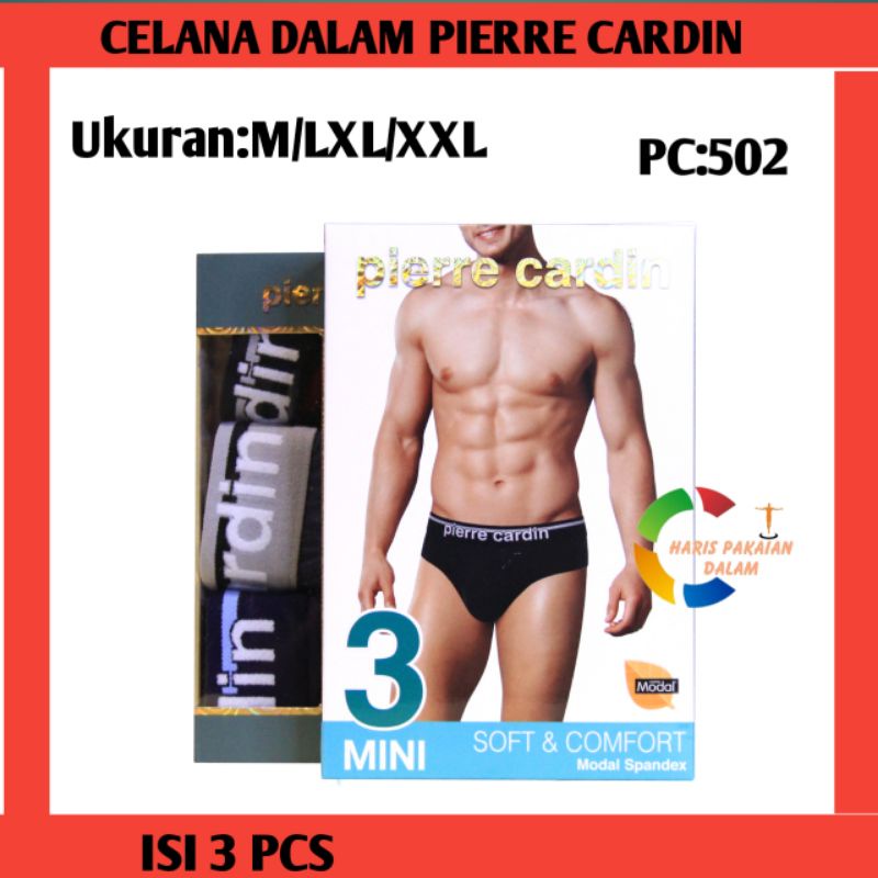 Jual Celana Dalam Pria Pierre Cardin PC 502 1Box isi 3 Pcs | Shopee Indonesia