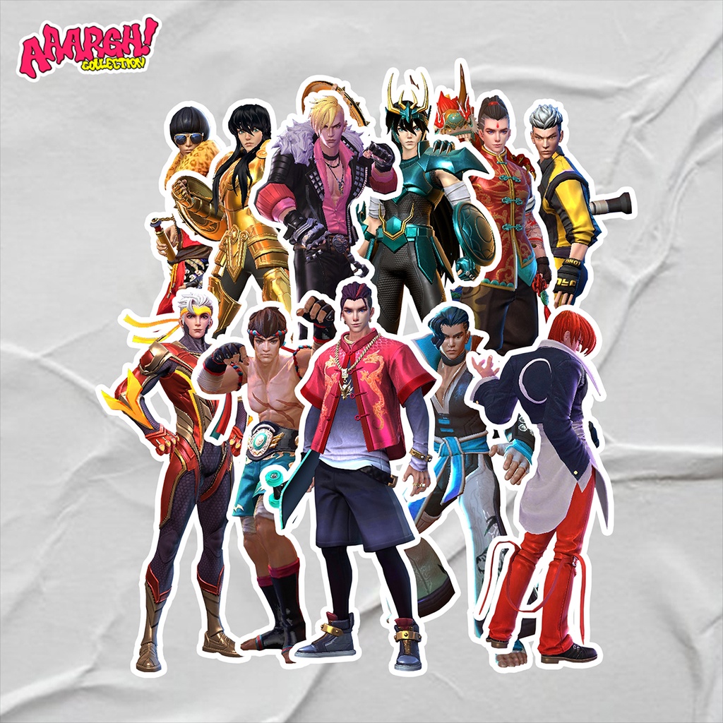 Jual Stiker Hero MLBB | Fighter | Chou | Mobile Legends | Shopee Indonesia
