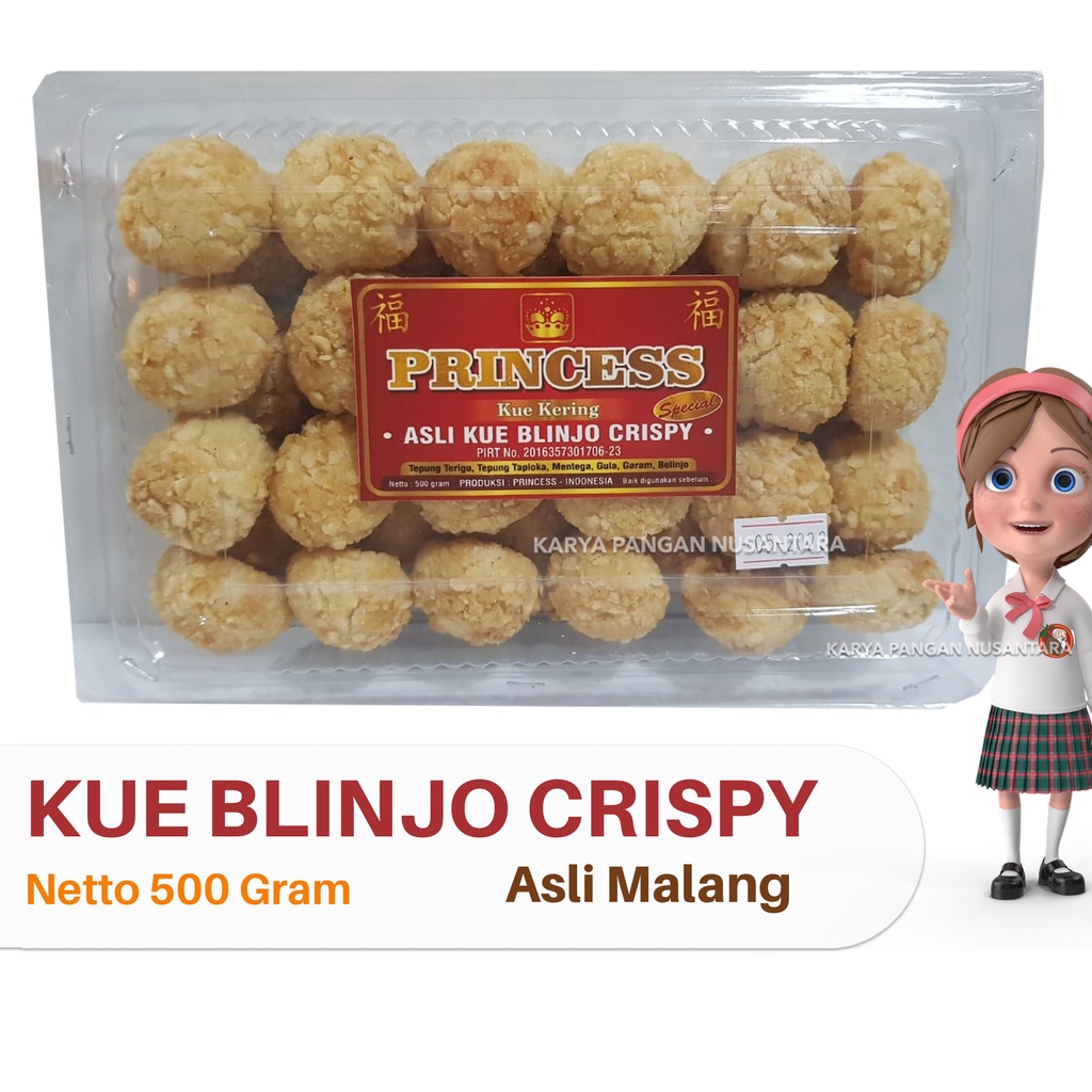 Jual KUE BELINJO CRISPY PRINCESS KUE NASTAR BELINJO KUE BLINJO KUE ...