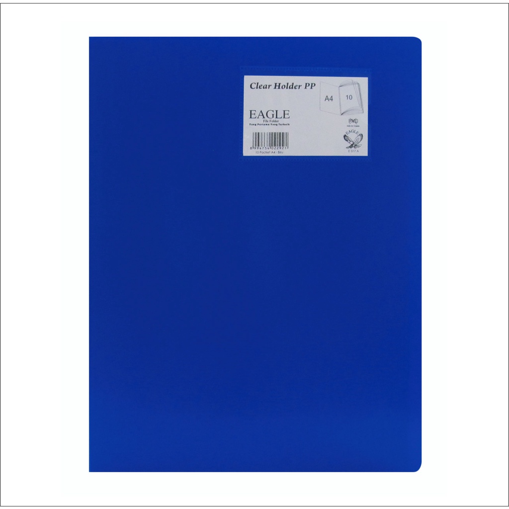 Jual Dokumen Keeper 10 Pocket EAGLE A4 Clear Holder Document Keeper ...