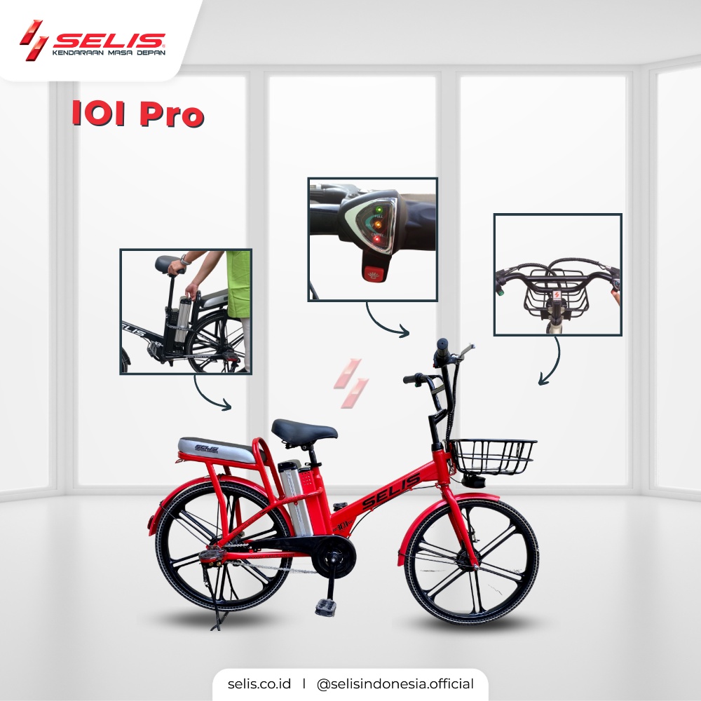 Jual Sepeda listrik Selis tipe IOI – Pro | Shopee Indonesia