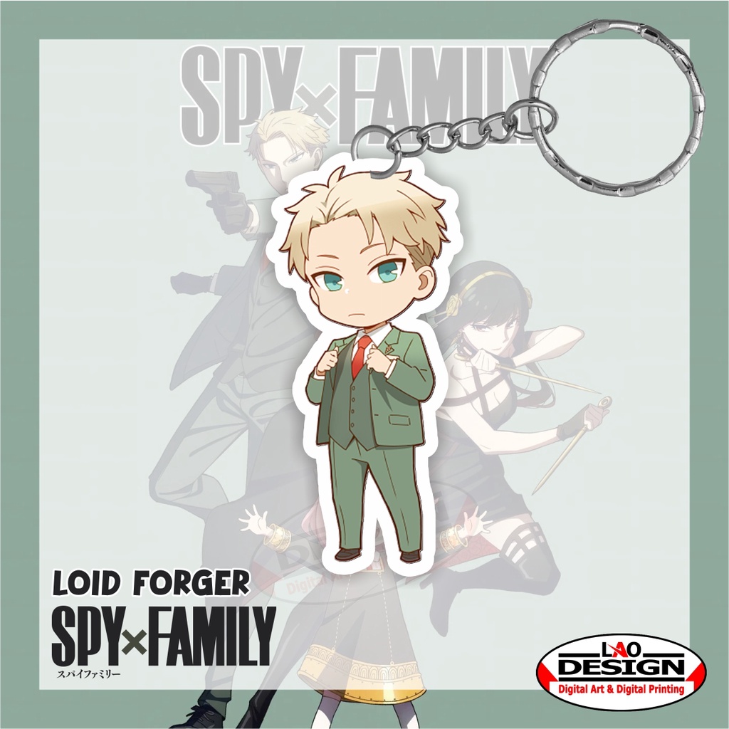 Jual Gantungan Kunci LOID FORGER Spy X Family - Gantungan Kunci Spy x ...