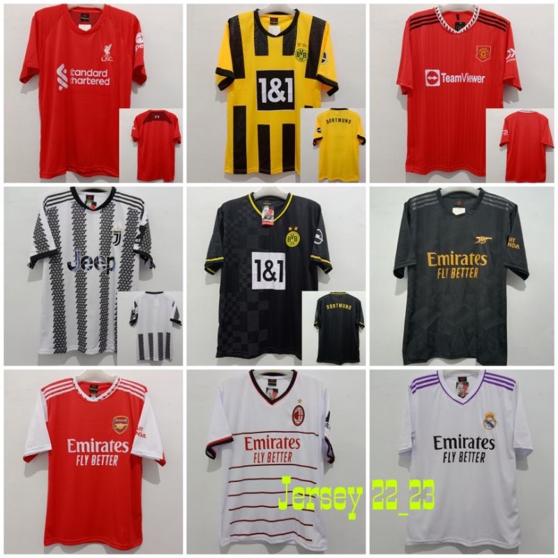 Jual JERSEY BOLA PRIA KLUB EROPA MURAH SABLON TERBARU GRADE LOKAL ...
