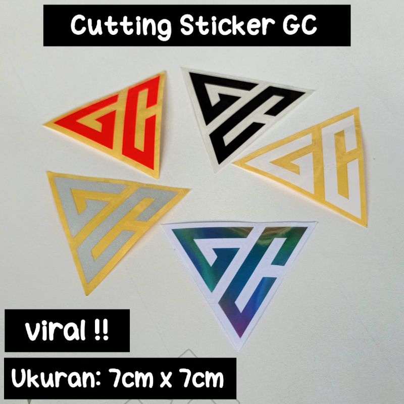 Jual sticker cutting / CUTING STIKER VIRAL GC MOTOR HITS GERCEP ( Gerak ...