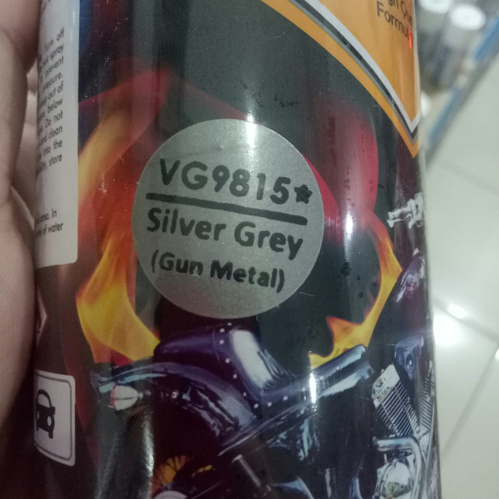 Jual cat semprot pilok pilox diton premium 400cc varian abu grey dark ...
