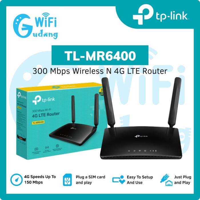 Jual Tp-Link Tl-Mr6400 300Mbps Wifi N 4G Lte Router Build-In 4G Lte ...