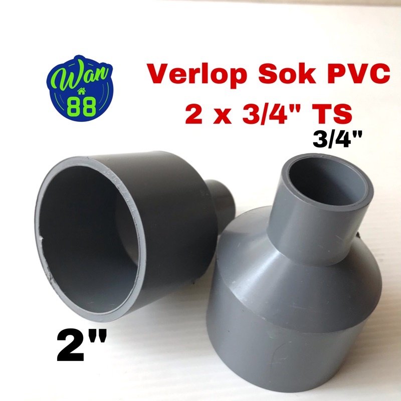 Jual Verlop Sok PVC 2 x 3/4” TS Jaya/ Reducer | Shopee Indonesia