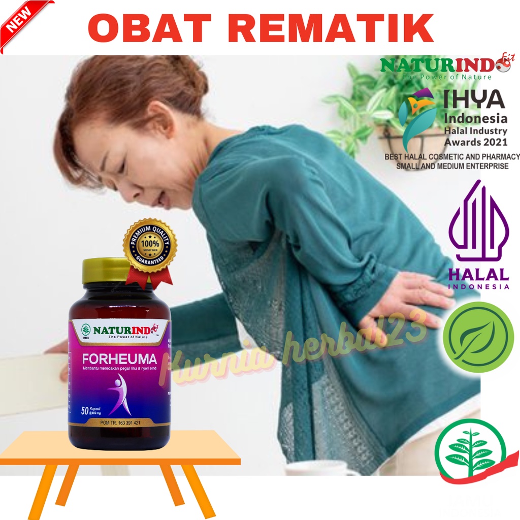 Jual Obat Rematik Asam Urat Sendi Dan Tulang Herbal Forheuma Isi 50 ...