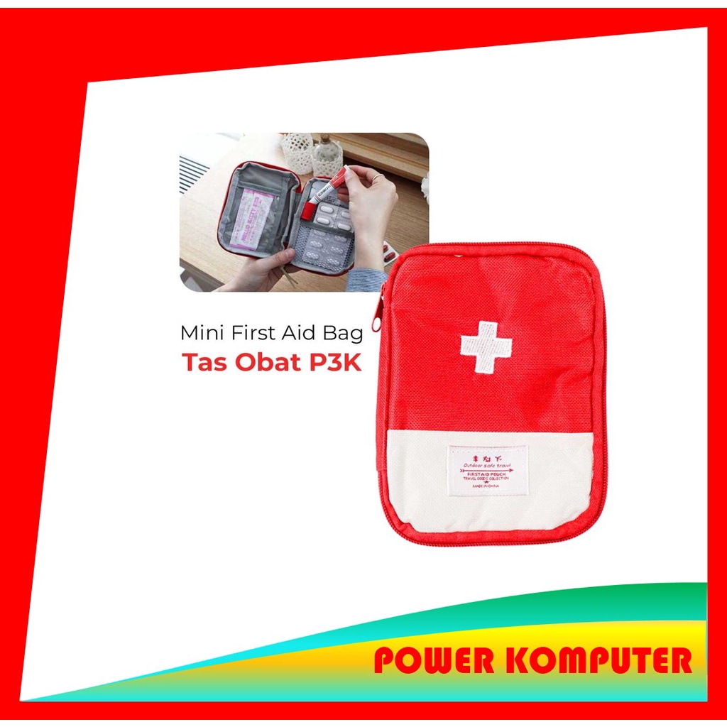 Jual Mini Portable Tas Obat Pertolongan Pertama Medis Kit Darurat Tas ...