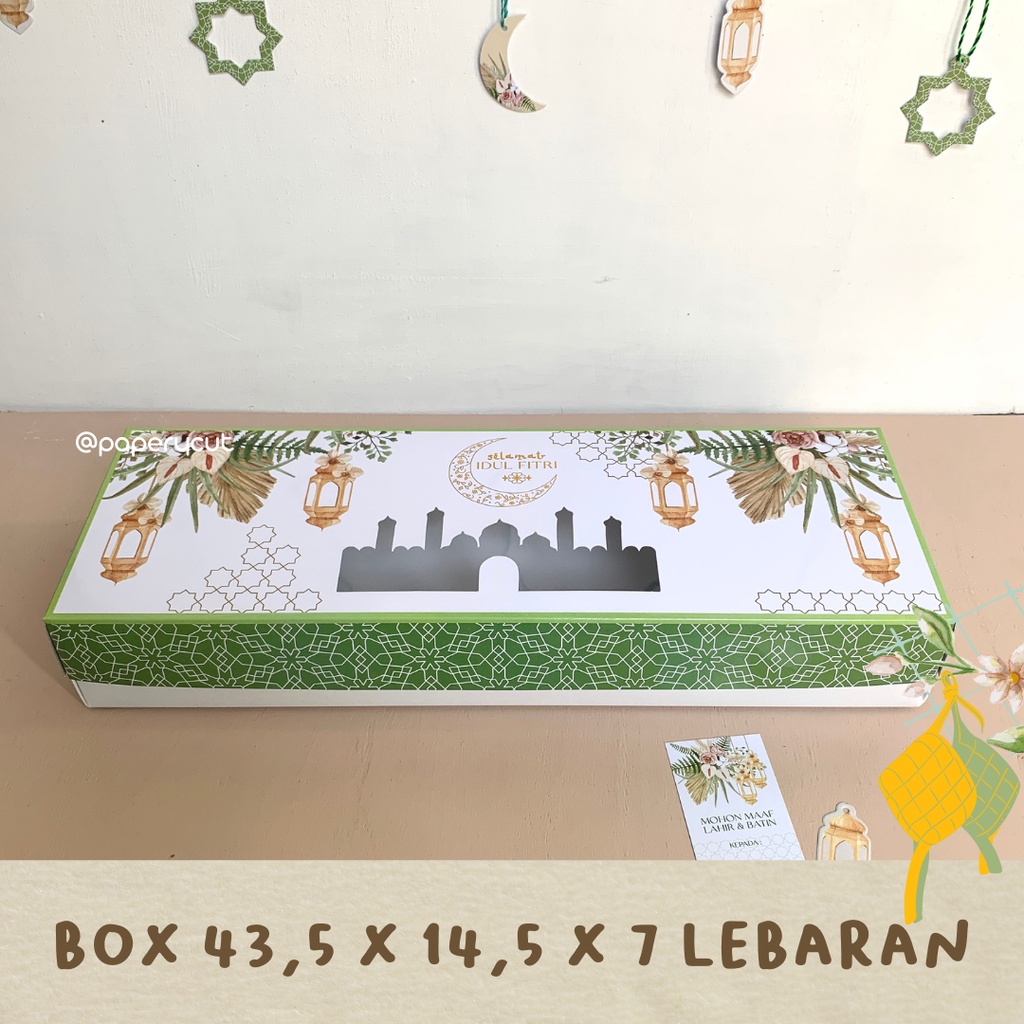 Jual Box Dus Kotak Packaging Kue Cookies Hampers - Lebaran / Idul Fitri ...