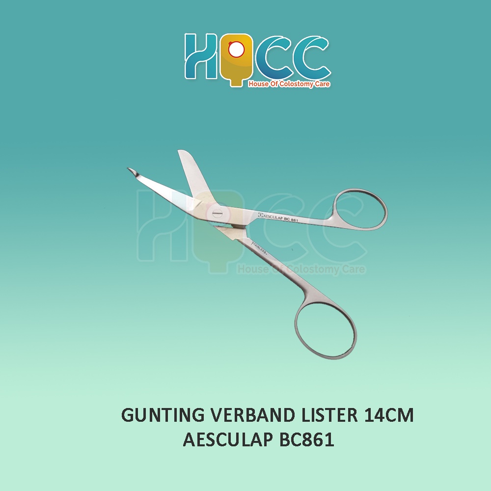 Jual GUNTING VERBAND LISTER 14CM AESCULAP BC861 | Shopee Indonesia